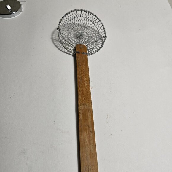Kitchen | Vintage Asian Mesh Bamboo Cooking Spider Deep Frying Ladle ...